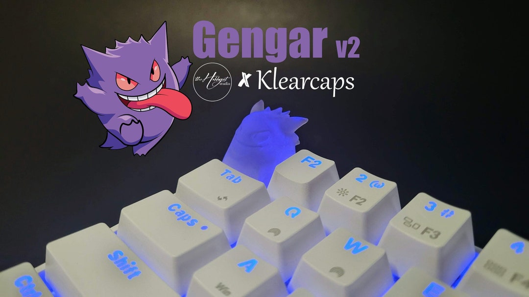 GENGAR V2 | Keycap | Clear - Etsy