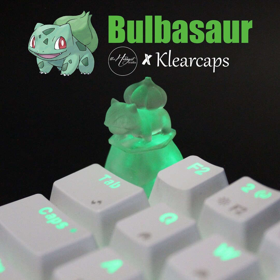 BULBASAUR | Keycap | Clear - Etsy