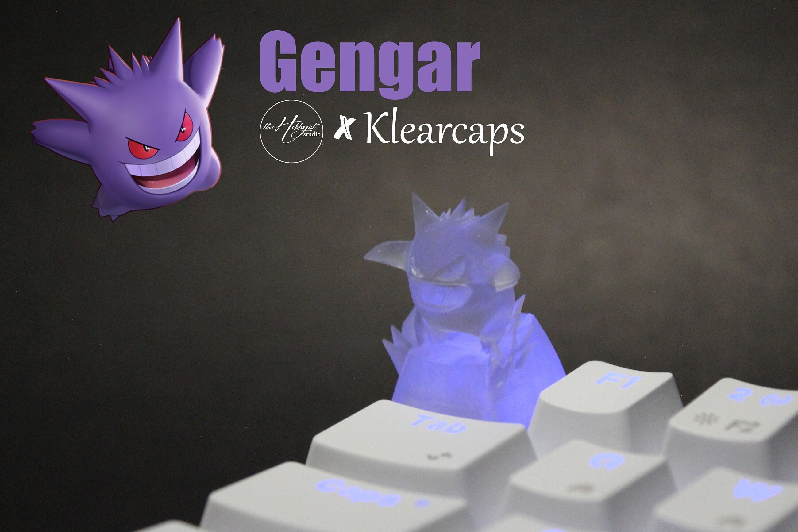 GENGAR Keycap Clear - Etsy