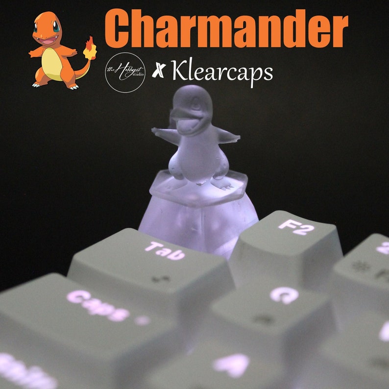 CHARMANDER Keycap Clear - Etsy
