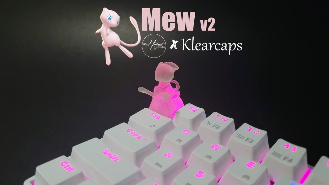 MEW V2 | Keycap | Clear - Etsy