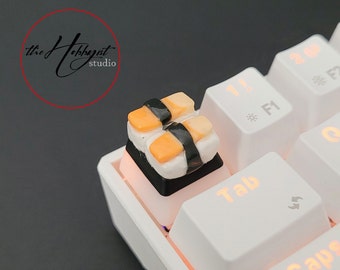 Handcrafted Salmon Sushi SALMON NIGIRI Keycap | Etsy
