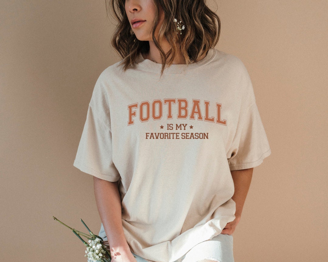 Cute Football Shirt, Oversized Game Day Shirt, Football Season Shirt ...