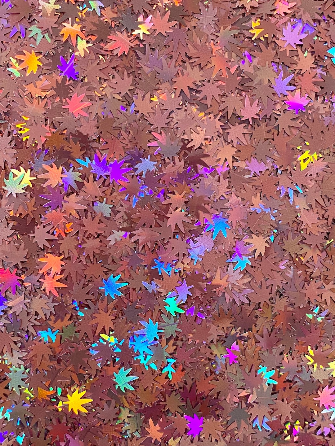 Holographic Pink Cannabis Glitter, Weed Glitter for Crafts, Pot Leaf ...