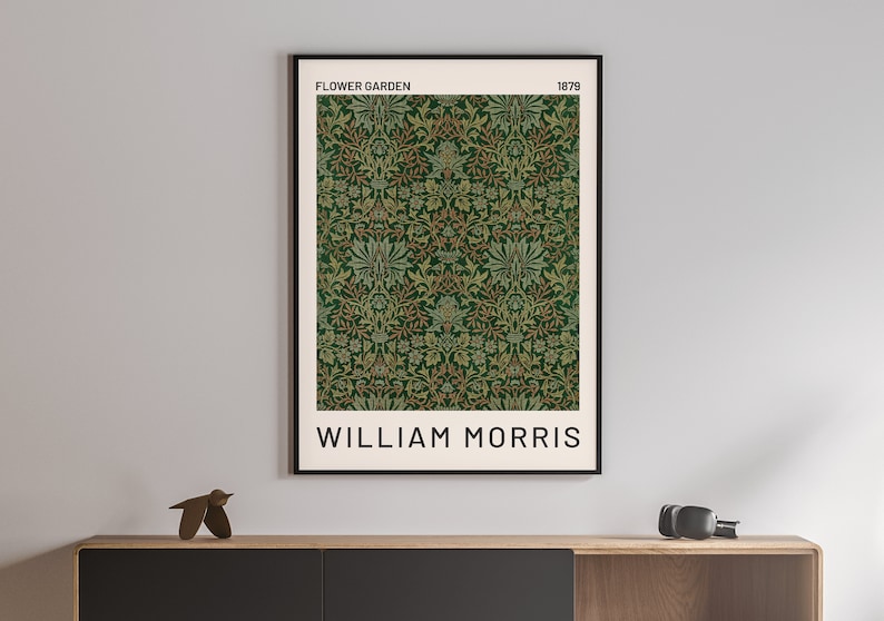 William Morris Green Print Set of 3 William Morris Posters - Etsy