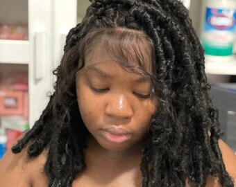 Distressed Faux Locs Wig - Etsy