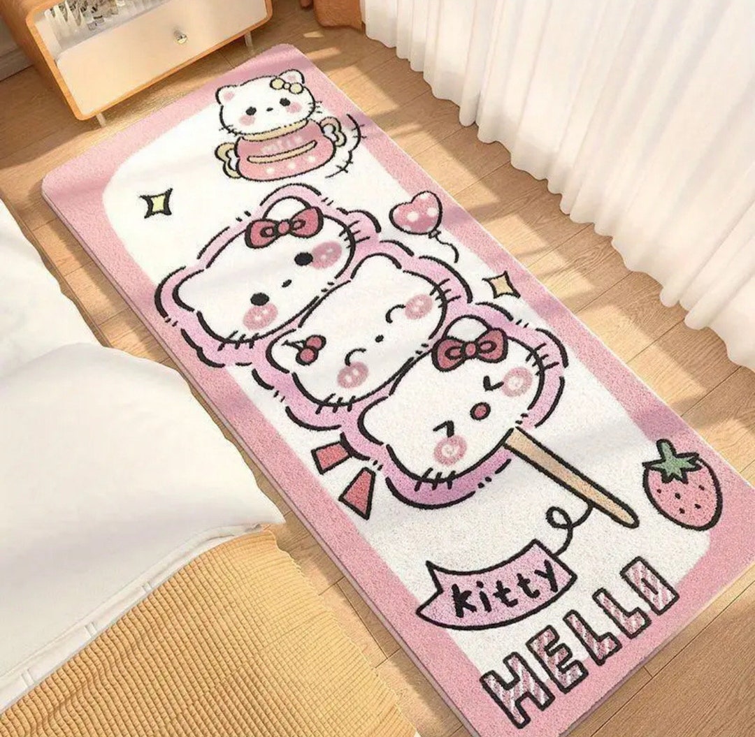 Sanrio Rug Hello Kitty Melody Kuromi Cinnamoroll Pochacco for Dorm ...