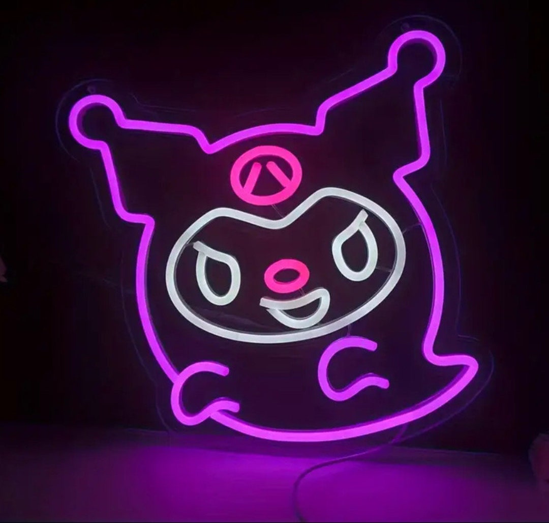 Kuromi LED Neon Sign for Dorm Bedroom Gameroom Gift Sanrio - Etsy