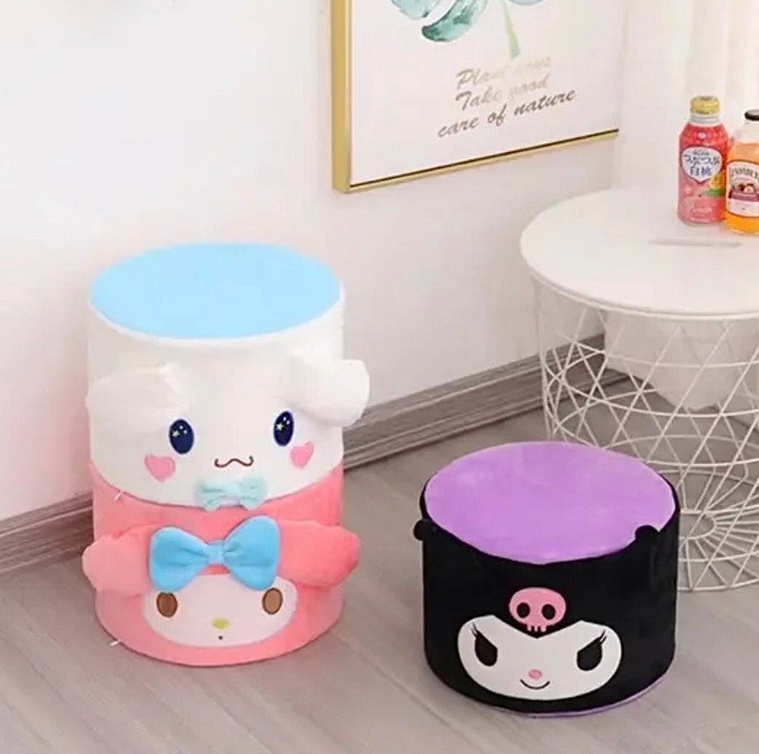 Sanrio Stool My Melody Kuromi Cinnamoroll for Dorm Bedroom Gameroom ...