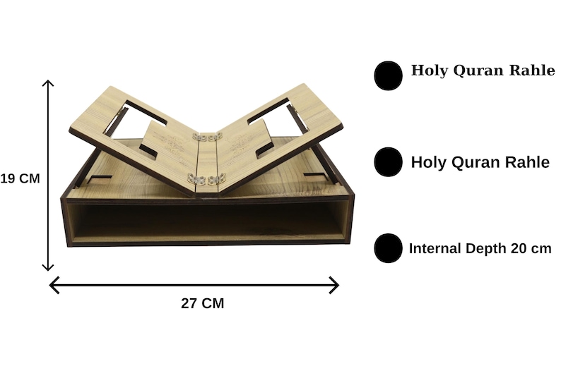 Table Top Quran Reading Table,quran Holder,book Stand,wooden Quran ...