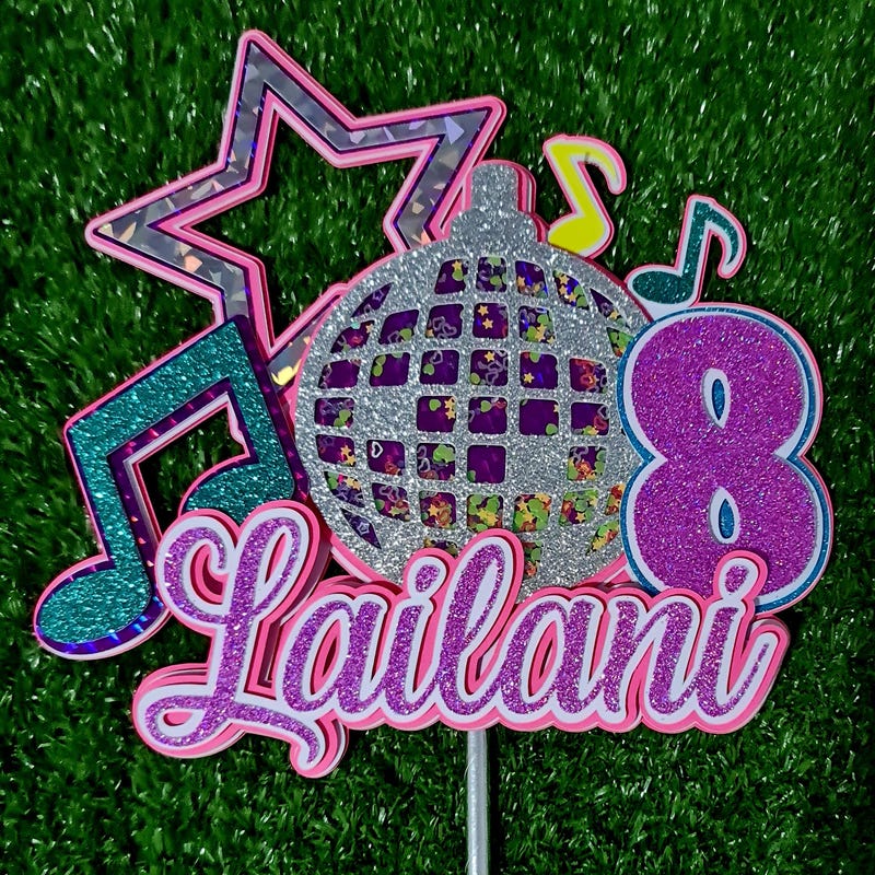 Disco Cake Toppers - Etsy Australia
