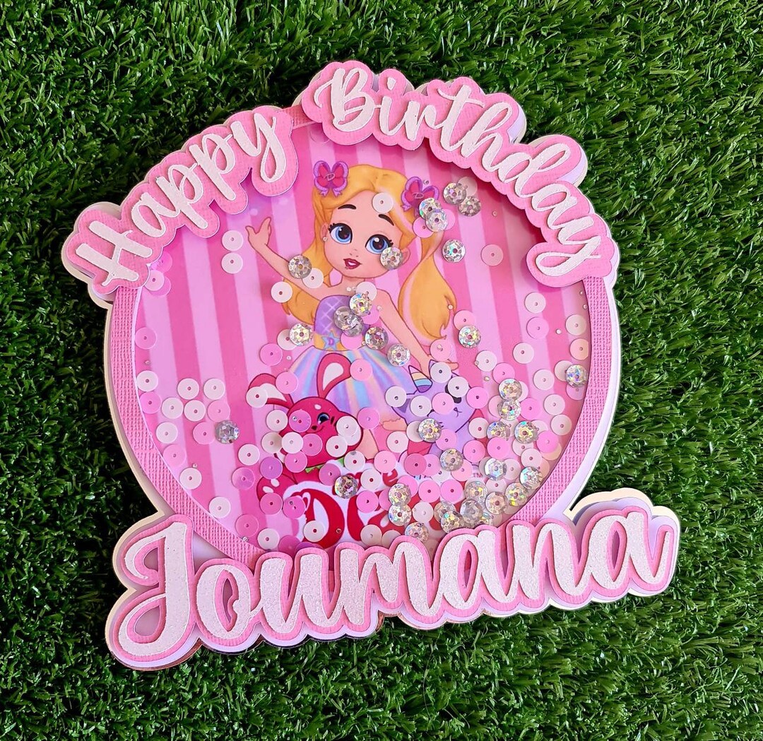 Themed Shaker Cake Topper - Love Diana - Etsy Australia