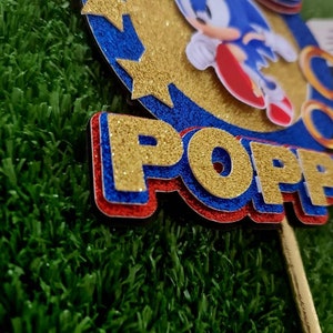 Sonic Cake Topper - Etsy