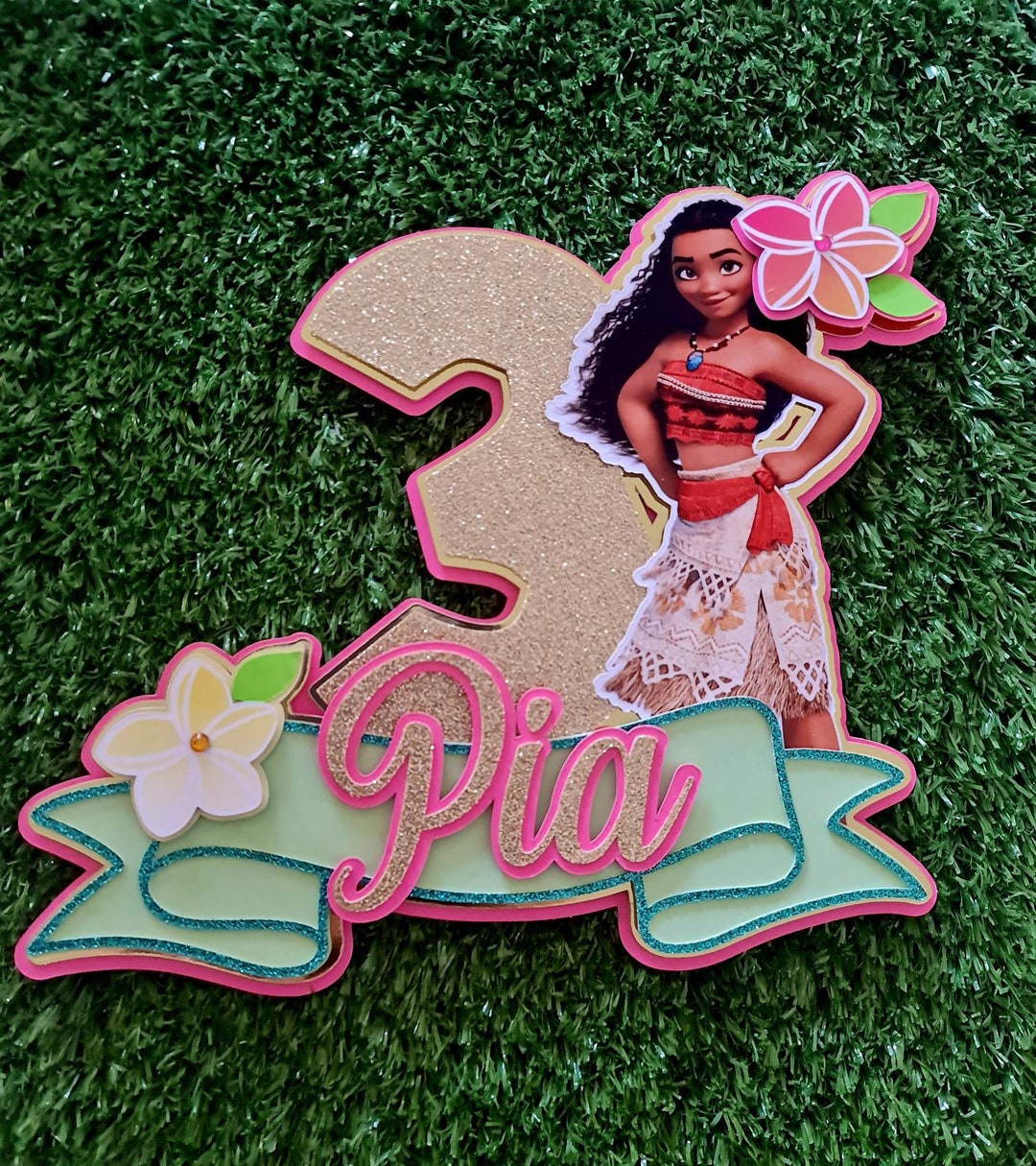Themed Cake Topper - Moana - Etsy