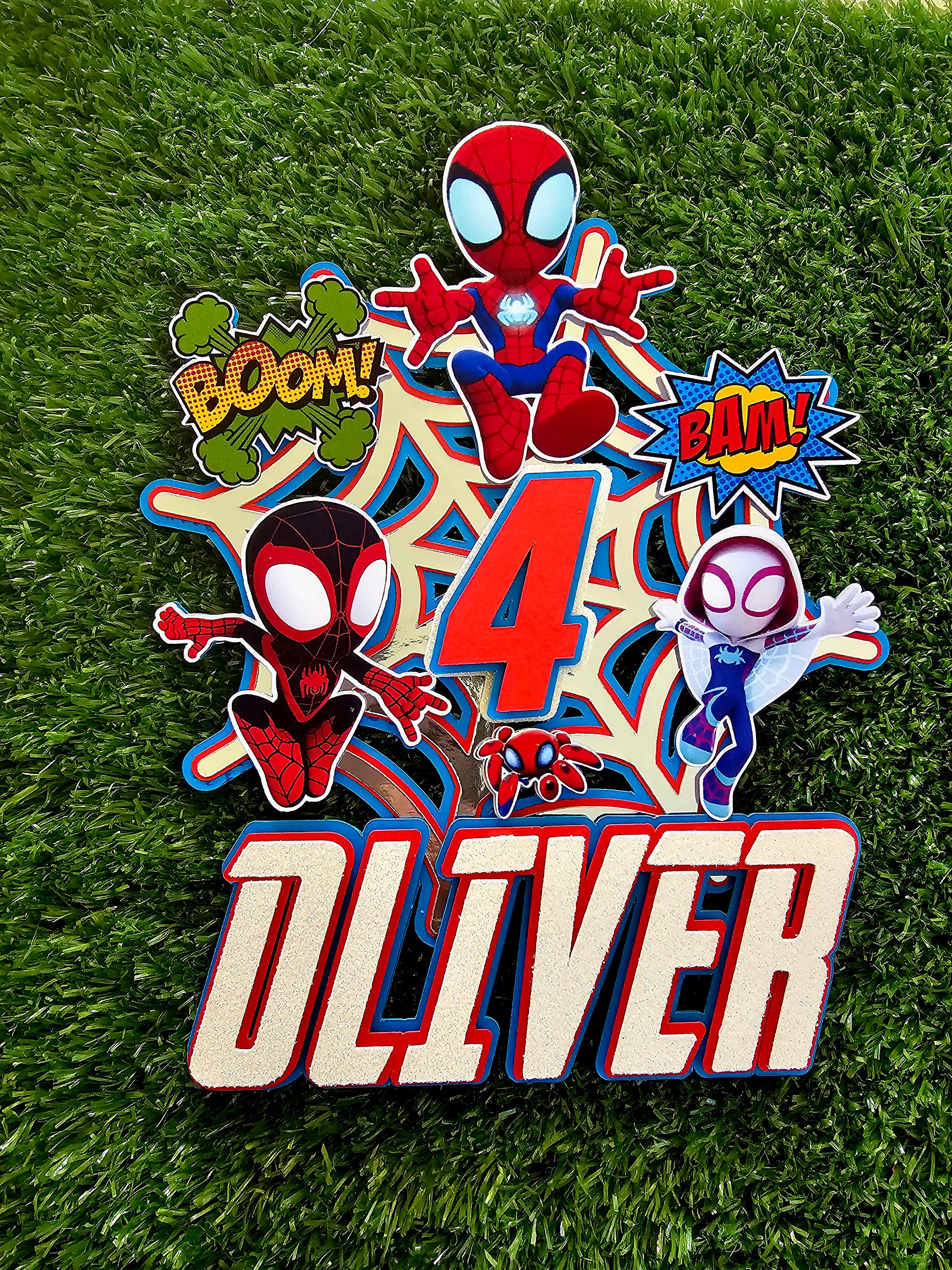 Spidey Cake Topper. - Etsy