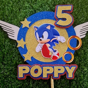 Sonic Cake Topper - Etsy