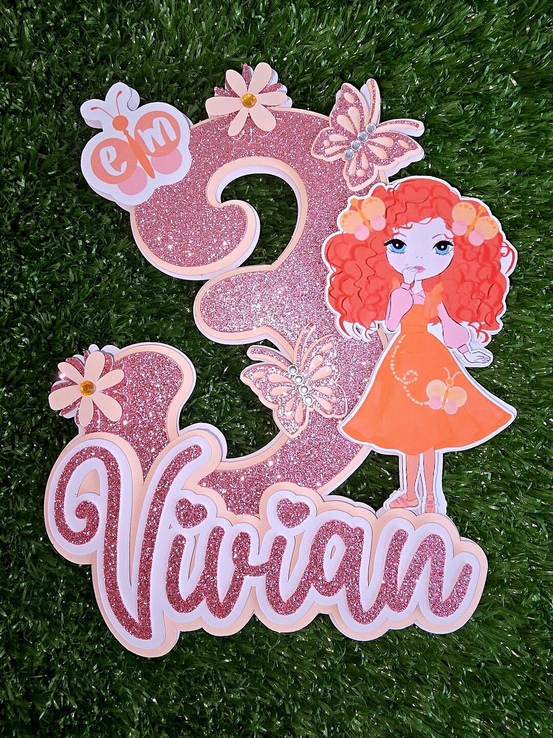 Themed Cake Topper - Emma Memma - Etsy Australia