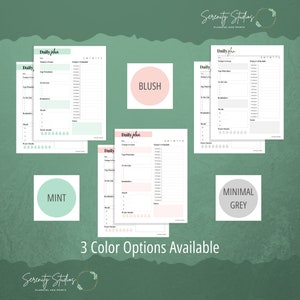Daily Planner Printable, Daily Schedule, to Do List, Meal Planner ...