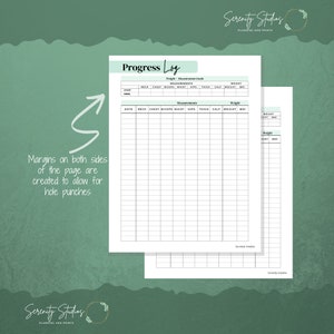 Progress Log, Weight and Body Measurement Tracker, Fitness Journal ...