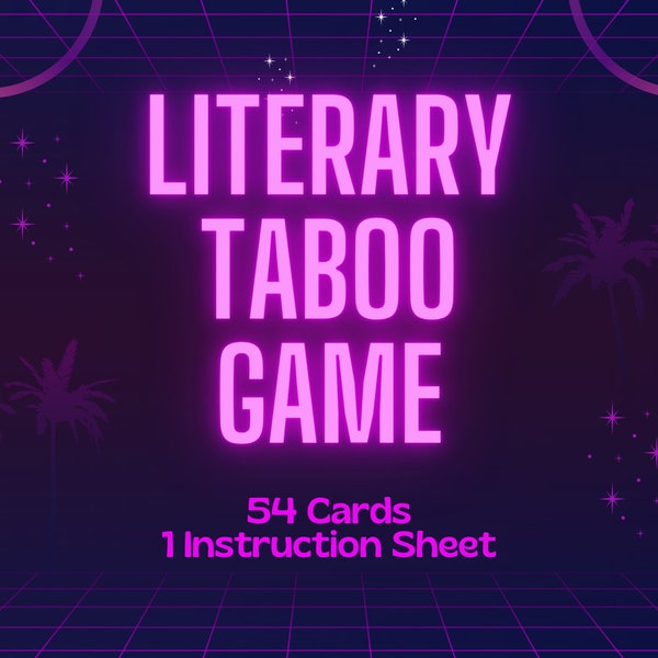 Authors Card Game - Etsy