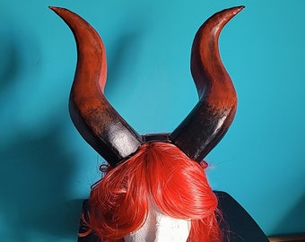 Horn Headdress Horns Succubus Horns Double Horns Witch - Etsy