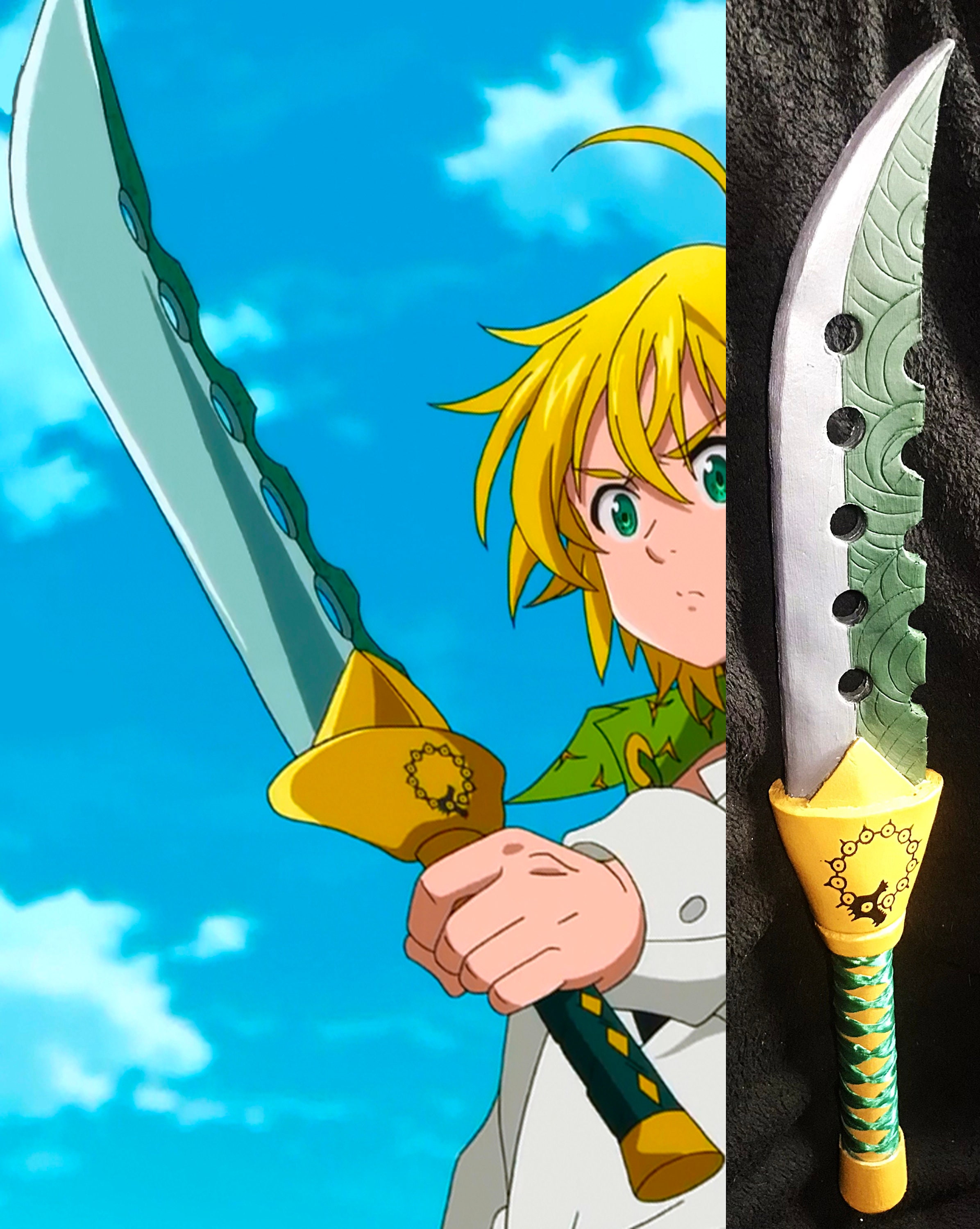 Anime Seven Deadly Sins Weapons for Cosplay Meliodas - Etsy