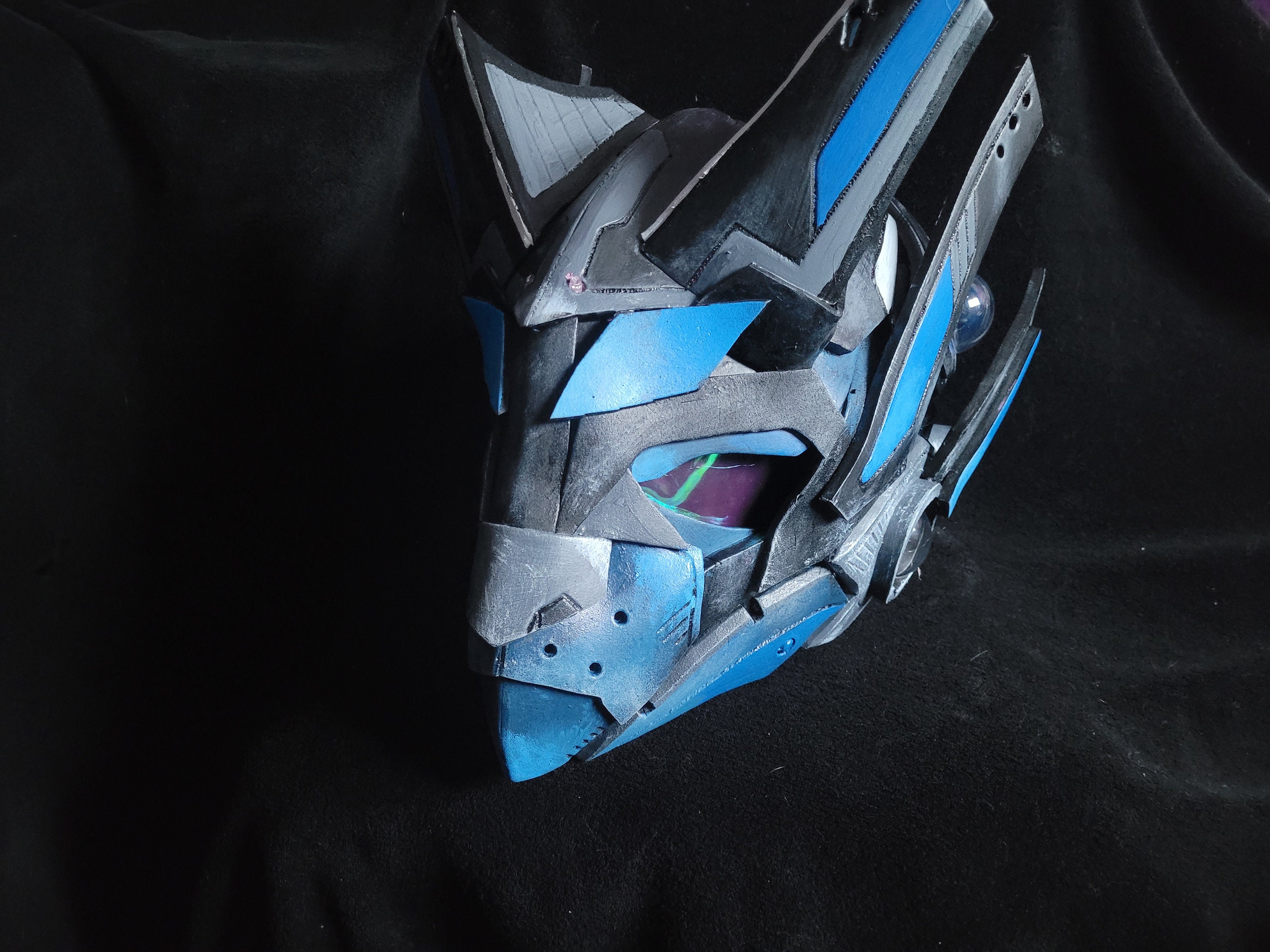 Cibercat - Helmet - Etsy