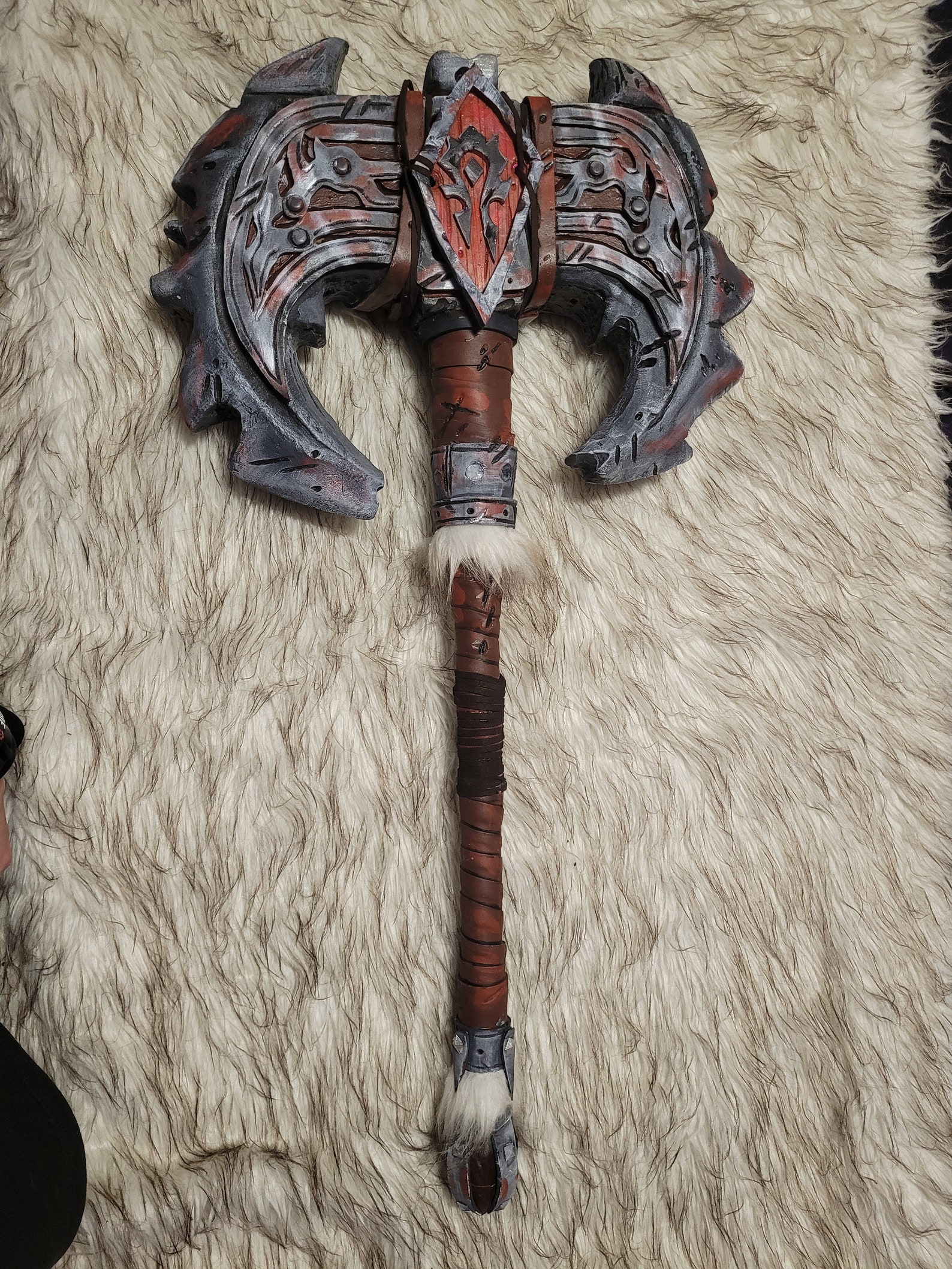 Fan Art, World of Warcraft, Weapons for Cosplay, Axe, Orco Mag'har - Etsy
