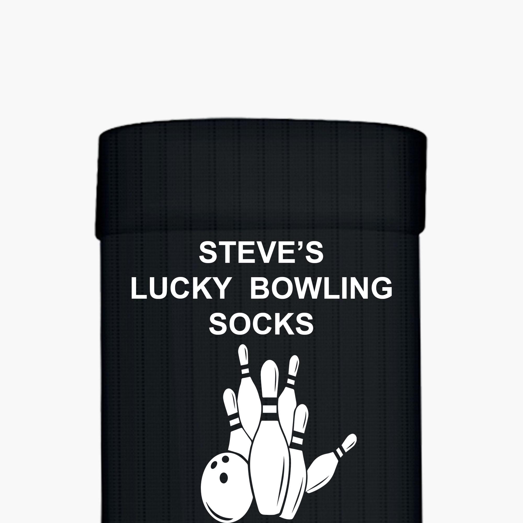 Personalised Lucky Bowling Socks: Custom Name Gift for Bowlers - Etsy