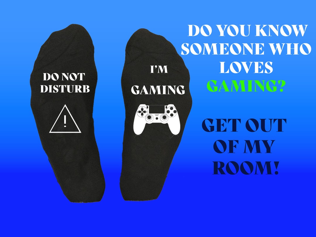 Do Not Disturb, I'm Gaming Ps4 Socks, Football Fan, Xbox Socks ...