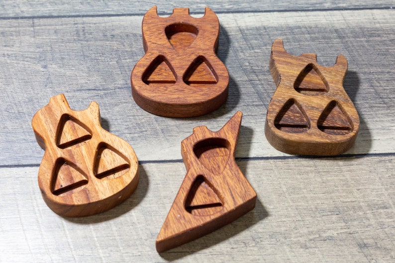 Guitar Shape Pick Holder/tray | CNC Digital File | SVG DXF - Etsy