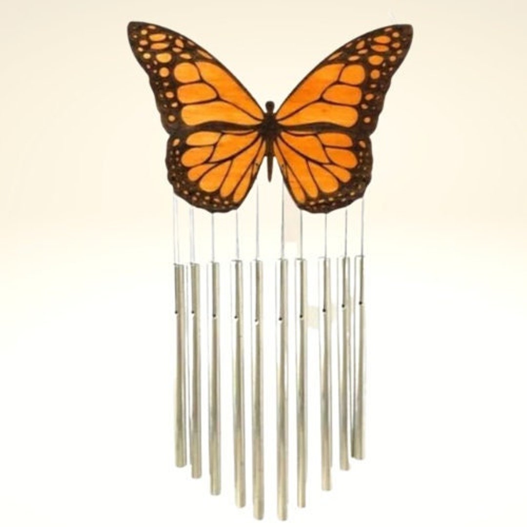 Monarch Butterfly Wind Chime – 432hz Tuned Bar Chimes | Handmade ...