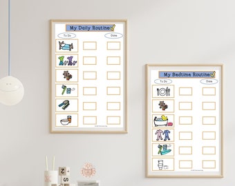 Routine Chart Velcro - Etsy