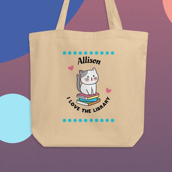 Library Book Bag - Etsy