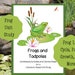 Printable Frogs and Tadpoles Literature-based Unit Study, Frog Life ...