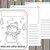 Printable Camping Theme Blank Draw and Write Pages, Homeschool Template ...