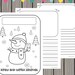 Printable Camping Theme Blank Draw and Write Pages, Homeschool Template ...