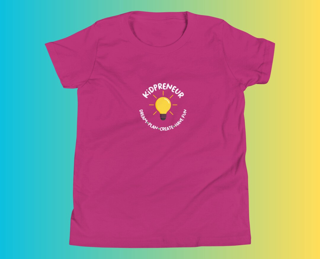 Kid Entrepreneur Youth Short Sleeve T-shirt, Kidpreneur Shirt, Young ...