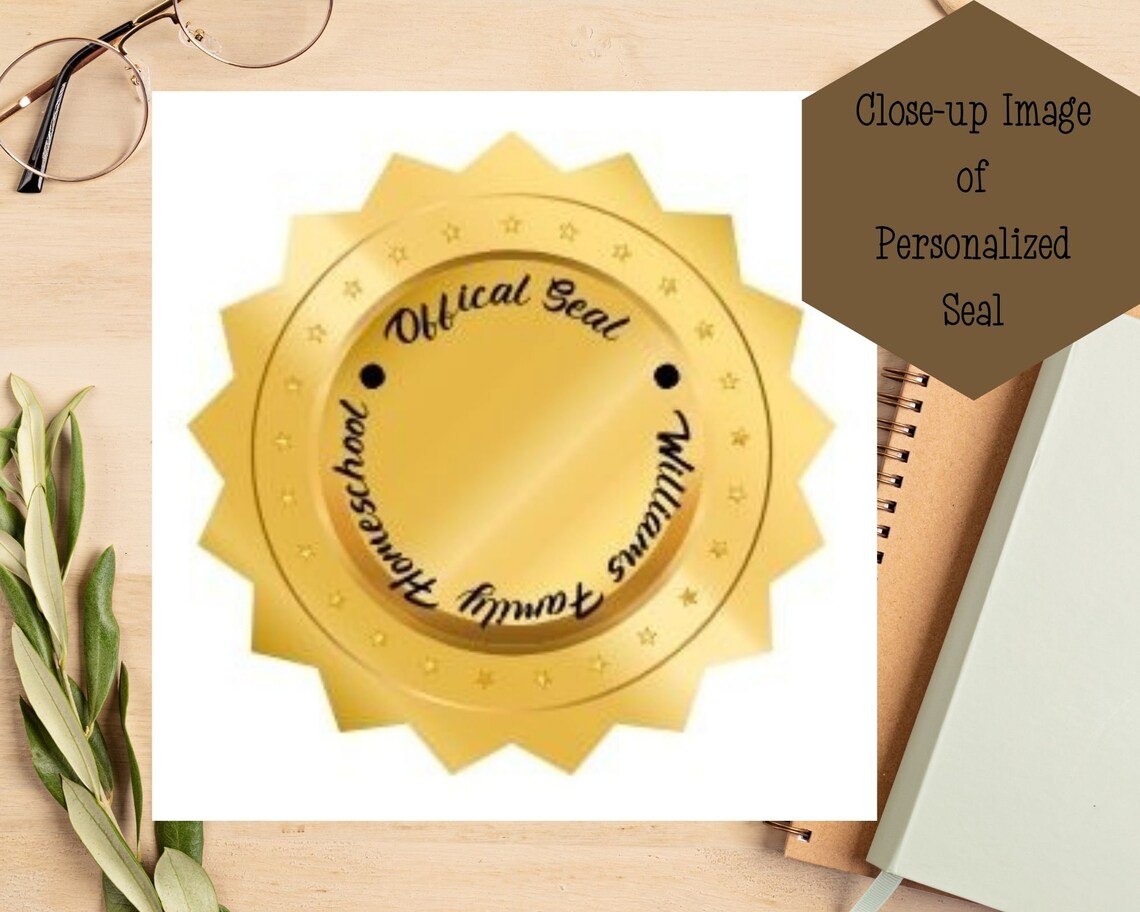 Printable Personalized Homeschool Eighth Grade Diploma, Homeschool ...