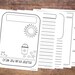 Printable Summer Draw and Write Journal, Homeschool Template, Blank ...