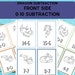 Printable Subtraction Flash Cards (0-10),dragon Subtraction Flashcards ...