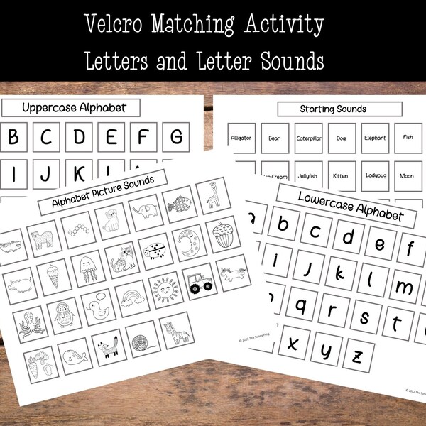 Velcro Letters - Etsy