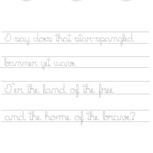 Printable National Anthem Worksheets and Activities, Star Spangled ...