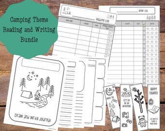 Printable Reading and Writing Bundle, Summer Theme Reading Printables ...