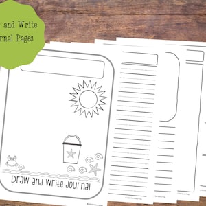 Printable Reading and Writing Bundle, Summer Theme Reading Printables ...