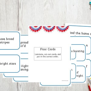Printable National Anthem Worksheets and Activities, Star Spangled ...