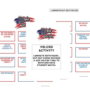 Printable Preamble Worksheets and Activities, Preamble to the ...
