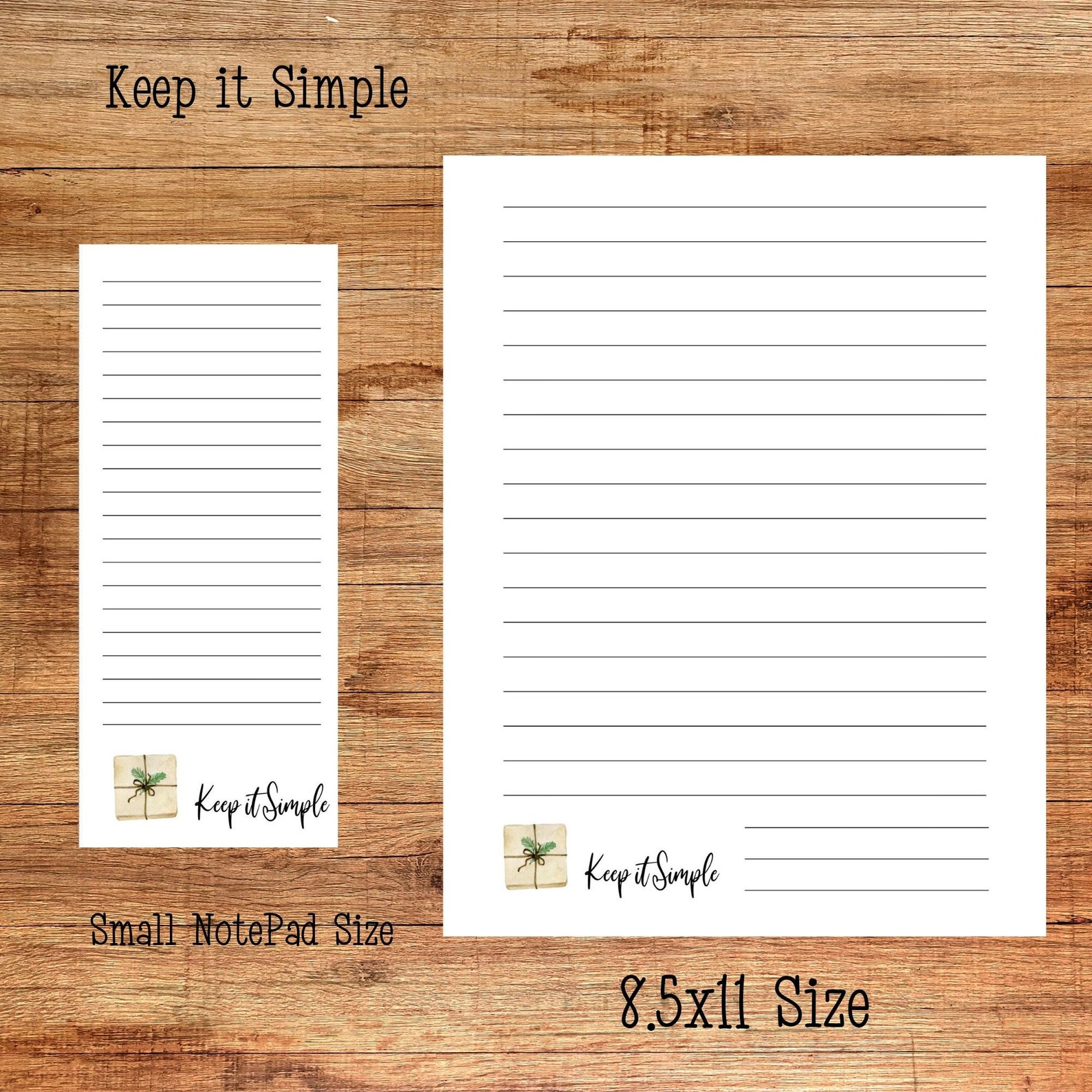 Printable Christmas Stationary, Christmas Sticky Notes, Minimalist ...