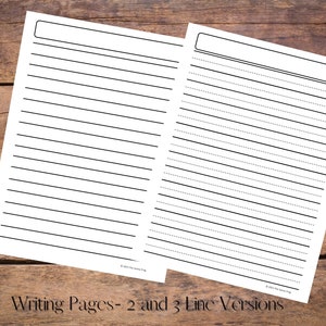 Printable Summer Draw and Write Journal, Homeschool Template, Blank ...