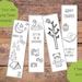 Printable Color Your Own Camping Bookmarks, Camping Theme Bookmarks ...